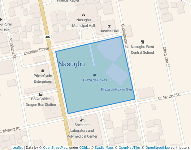 Plaza de Roxas in Nasugbu | Map and Routes