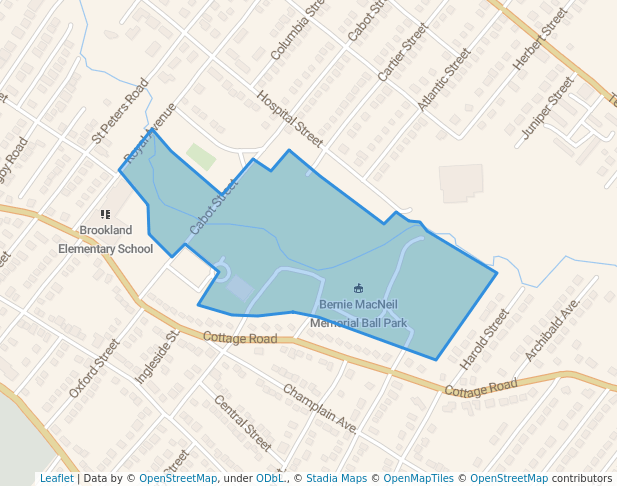 Cabot Street Recreation Complex in Sydney | Map and Routes