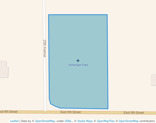 Schemper Park in Sheldon | Map and Routes