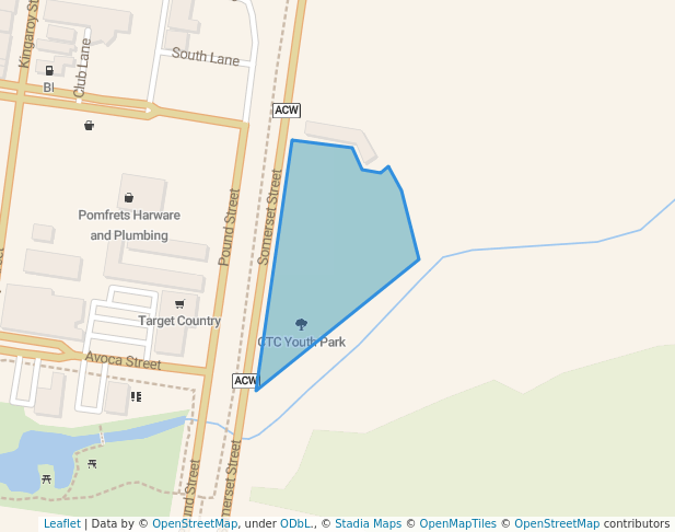 CTC Youth Park in Kingaroy | Map and Routes