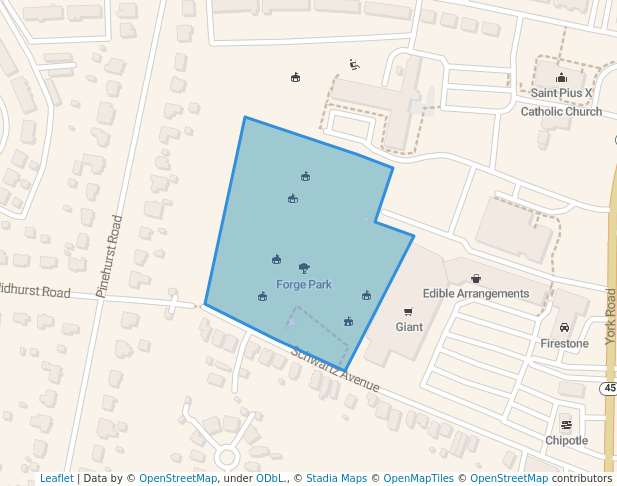 Forge Park in Baltimore | Map and Routes