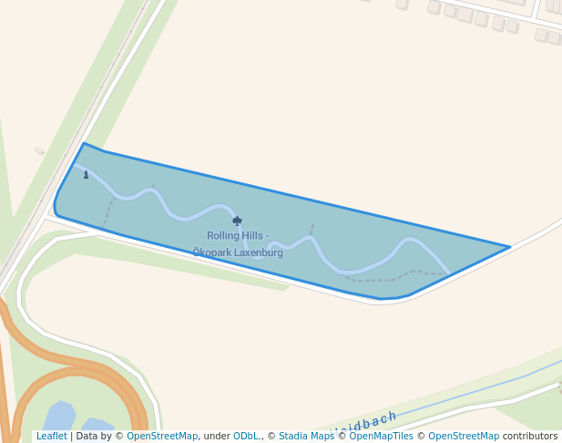 Rolling Hills - Ökopark Laxenburg in Laxenburg | Map and Routes