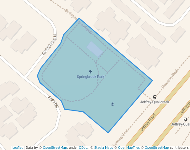 Springbrook Park in Irvine | Map and Routes