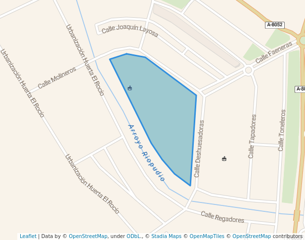 Parque adolfo callejo suarez in Coria del Río | Map and Routes