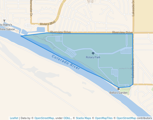 Rotary Park in Bullhead City | Map and Routes