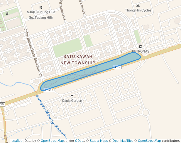 Batu Kawa Recreational Park in Kuching | Map and Routes