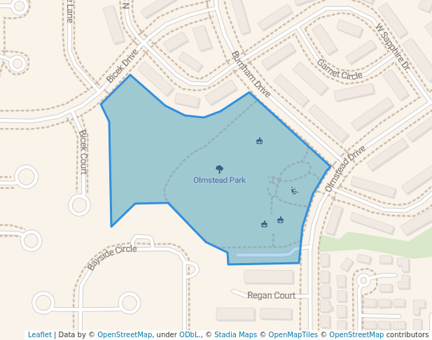 Olmstead Park in Hoffman Estates | Map and Routes