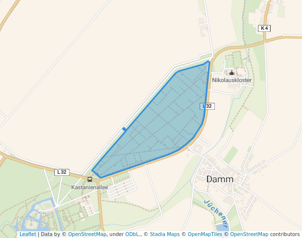 Dycker Feld in Jüchen | Map and Routes