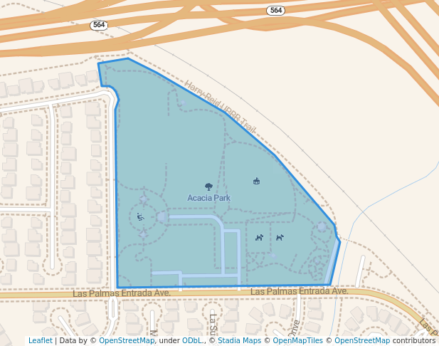 Acacia Park in Henderson | Map and Routes