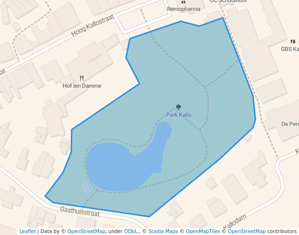 Park Kallo in Beveren | Map and Routes