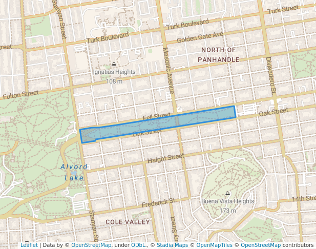 Panhandle in San Francisco | Map and Routes
