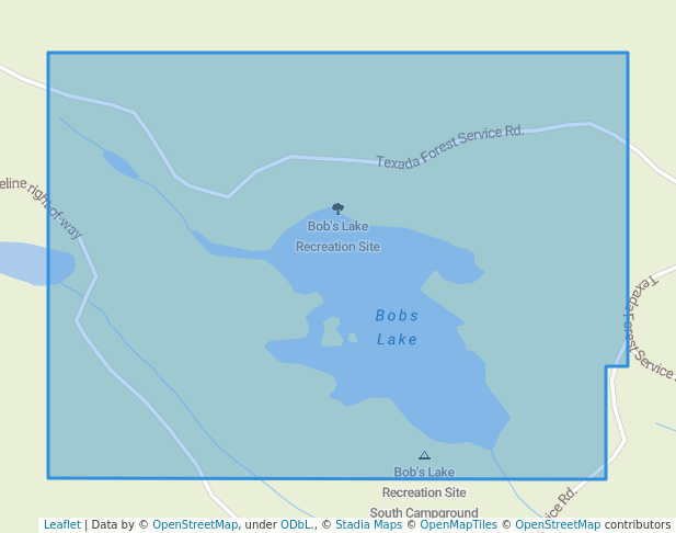 Bob's Lake Recreation Site in Gillies Bay | Map and Routes