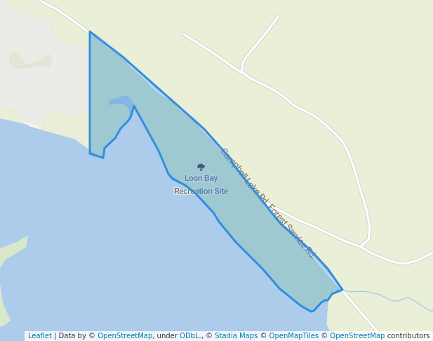 Loon Bay Recreation Site in Quathiaski Cove | Map and Routes