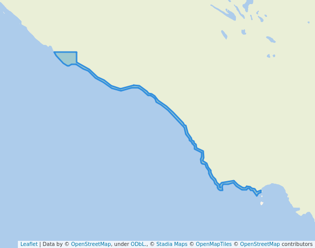 Shingle Beach Recreation Site in Madeira Park | Map and Routes