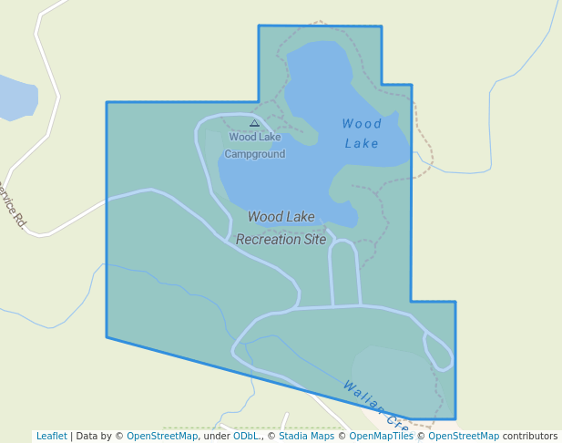 Wood Lake Recreation Site in Harrison Mills | Map and Routes