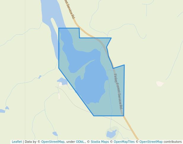 Curve Lake Recreation Site in Manson Creek | Map and Routes
