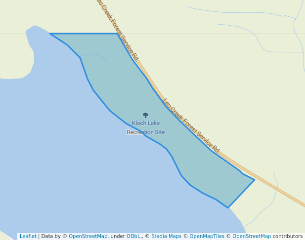 Kloch Lake Recreation Site in Manson Creek | Map and Routes