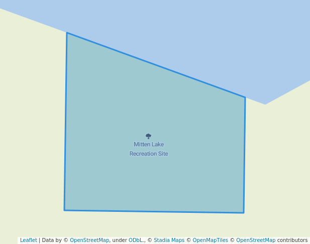 Mitten Lake Recreation Site in Kispiox | Map and Routes