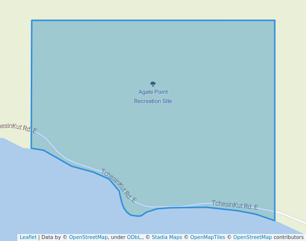 Agate Point Recreation Site in Burns Lake | Map and Routes