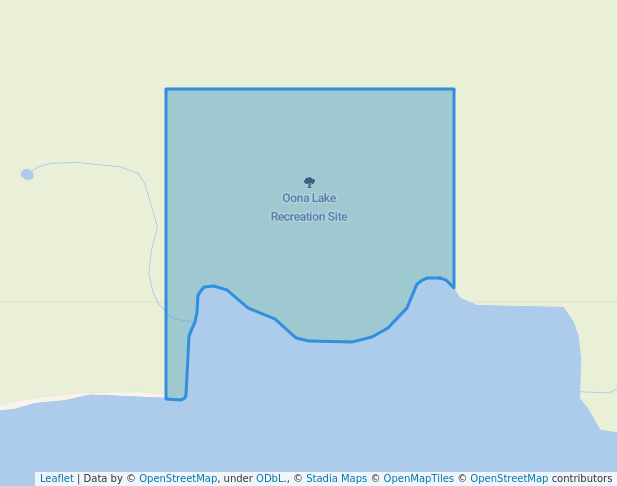 Oona Lake Recreation Site in Endako | Map and Routes