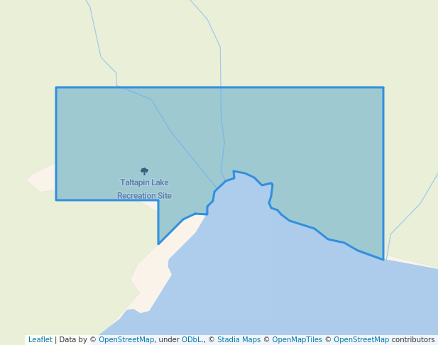 Taltapin Lake Recreation Site in Endako | Map and Routes