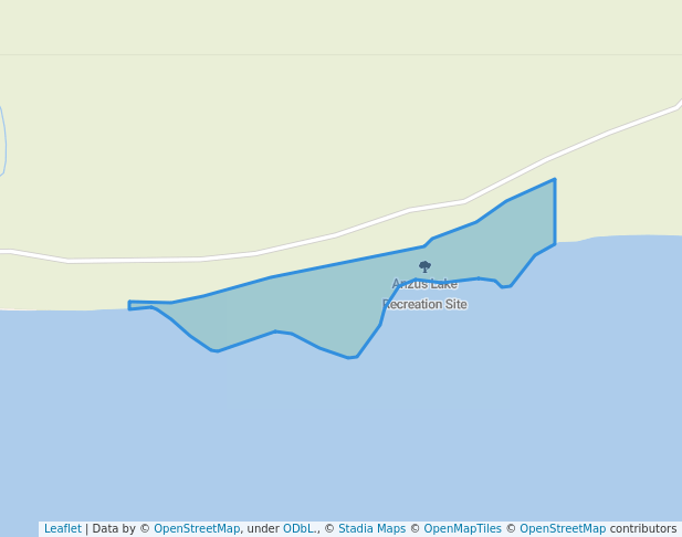 Anzus Lake Recreation Site in Endako | Map and Routes