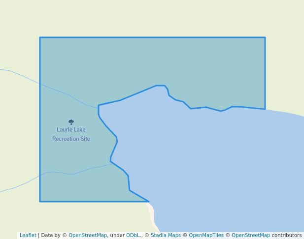 Laurie Lake Recreation Site in Endako | Map and Routes