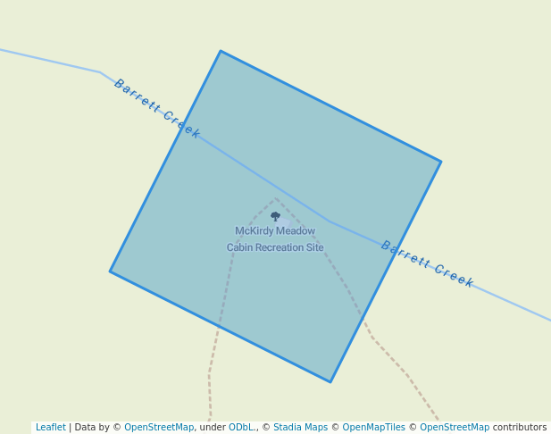 McKirdy Meadow Cabin Recreation Site in Valemount | Map and Routes