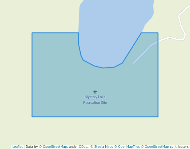 Mystery Lake Recreation Site in Blue River | Map and Routes
