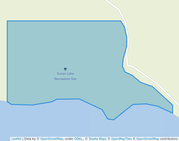 Susan Lake Recreation Site in Horsefly | Map and Routes