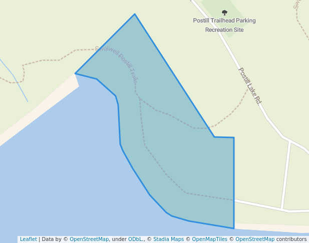 Postill Lake Recreation Site in Kelowna | Map and Routes