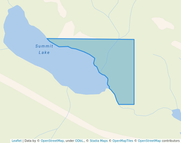 Summit Lake Recreation Site in Houston | Map and Routes