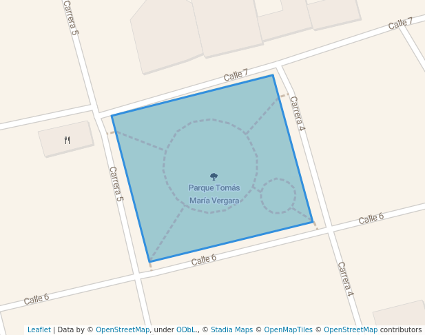 Parque Tomás María Vergara in Tibú | Map and Routes