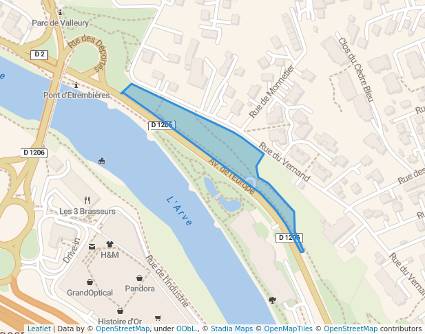 Coteaux du Vernand in Annemasse | Map and Routes