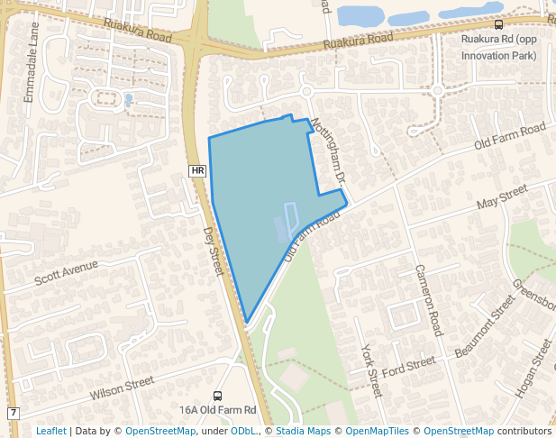Marist Park in Hamilton | Map and Routes