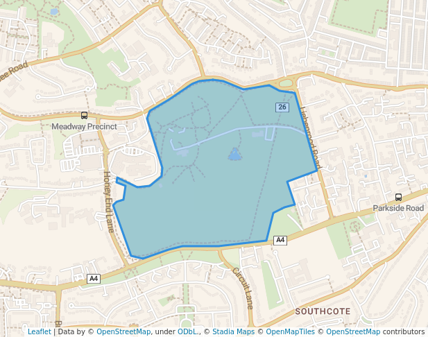 Prospect Park in Reading | Map and Routes