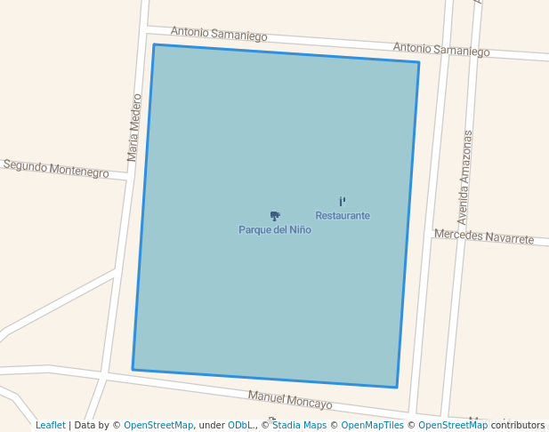 Parque del Niño in Macas | Map and Routes