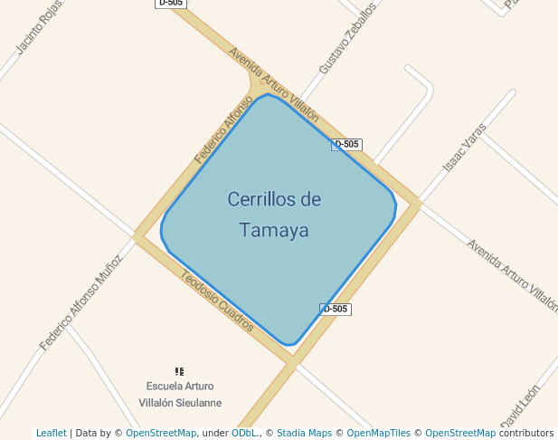 Plaza de Cerrillos de Tamaya in Cerrillos de Tamaya | Map and Routes