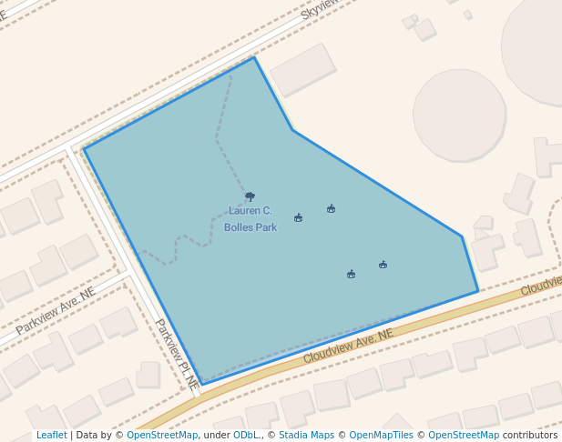 Lauren C. Bolles Park in Albuquerque | Map and Routes