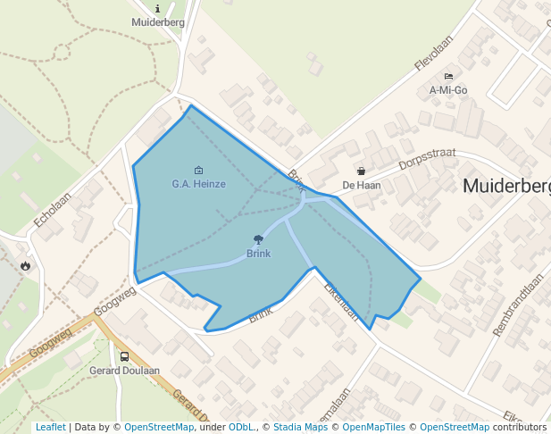 Brink in Muiderberg | Map and Routes