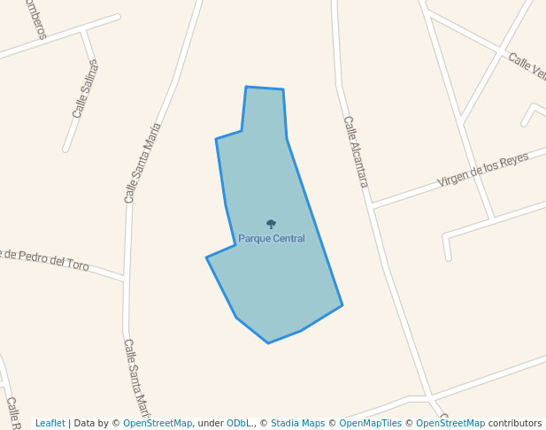 Parque Central in Lora del Río | Map and Routes
