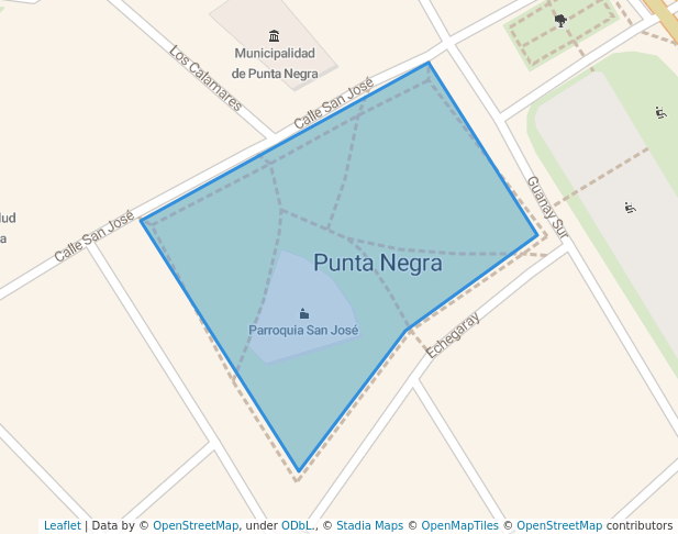 Plazuela San José in Punta Negra | Map and Routes