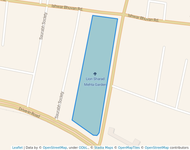 Lion Sharad Mehta Garden in Ahmedabad | Map and Routes