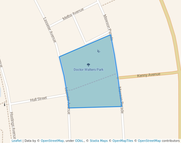 Doctor Walters Park in Chifley | Map and Routes