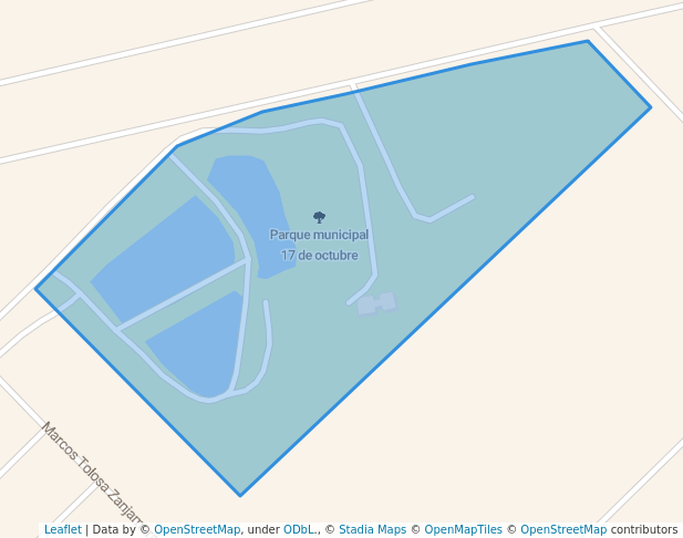 Parque municipal 17 de octubre in América | Map and Routes