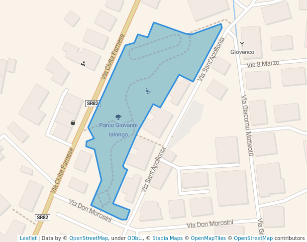Parco Giovanni Ialongo in Itri | Map and Routes