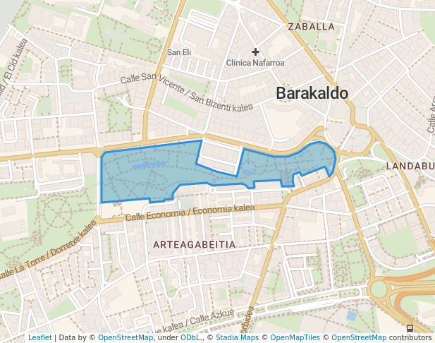 Parque de las Esculturas in Barakaldo | Map and Routes