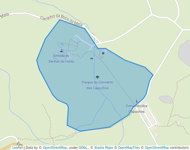Parque do Convento dos Capuchos in Colares | Map and Routes