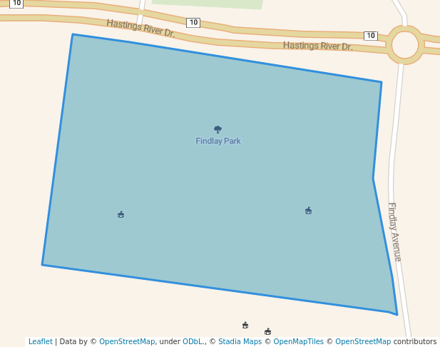 Findlay Park in Port Macquarie | Map and Routes