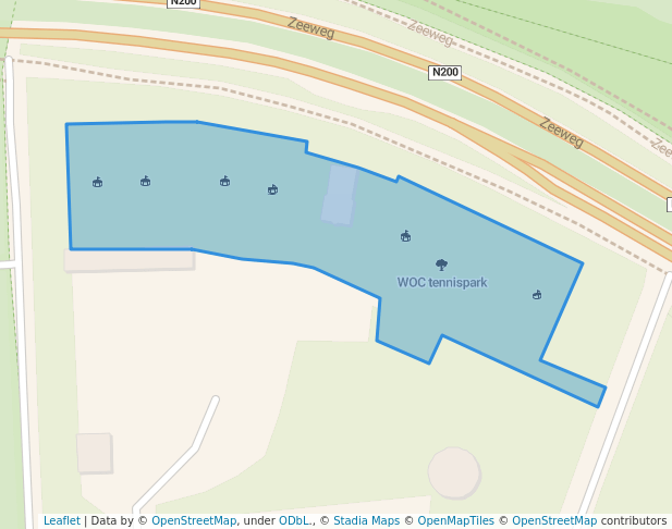 WOC tennispark in Overveen | Map and Routes